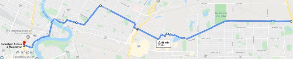 East Transcona Trail to Downtown | Bike Week Winnipeg